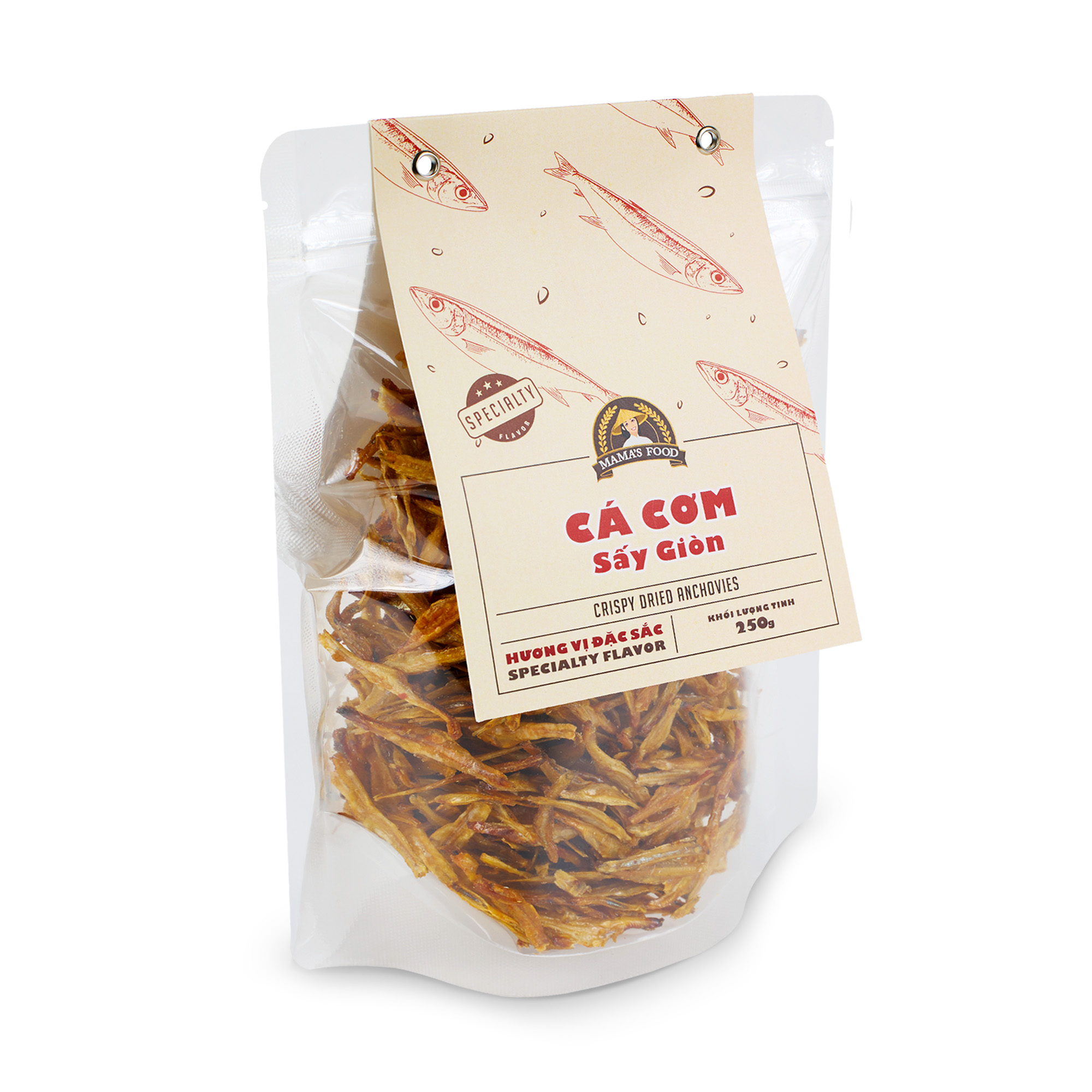 Cá Cơm Sấy Giòn 250g - Mamafood